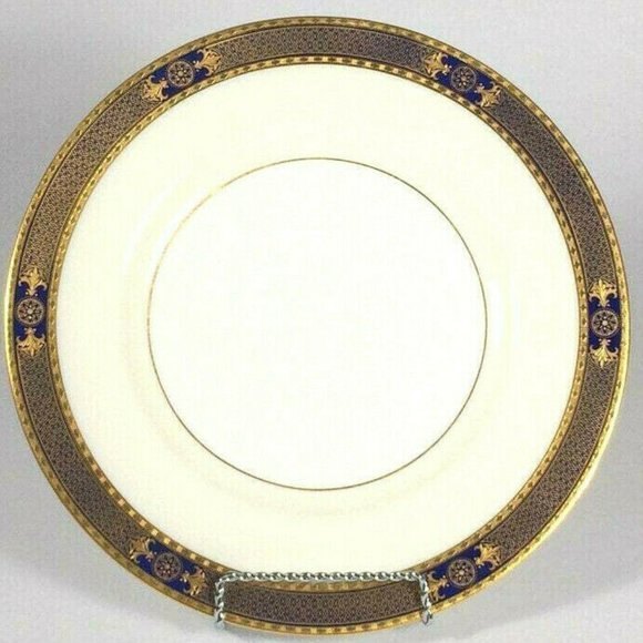 Dining | Vtg Mintons China Dinner Plate Cobalt Blue Gold | Poshmark